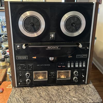 Sony TC-540 Tapecorder Reel to Reel Tape Recorder Black | Reverb