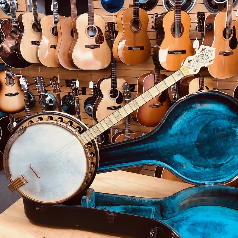 Slingerlands Pal Maybell Tenor Banjo w/Case | Reverb
