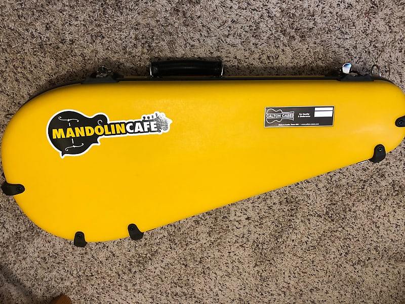 Calton Mandolin case yellow | Reverb