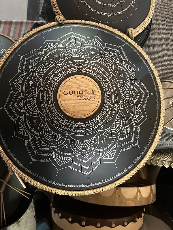 Zen Percussion Guda 2.0 Standard Tongue Drum-Lotos Design | Reverb