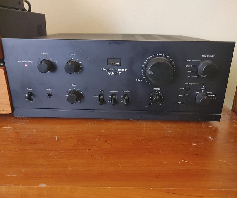 Sansui AU-417 Integrated Amplifier W/ MM Phono Stage - MIJ - | Reverb