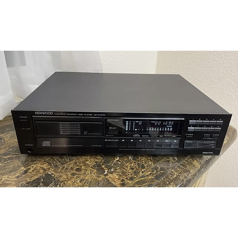 KENWOOD DP-M107R 6+1 Multiple Compact Disc Player W/ | Reverb