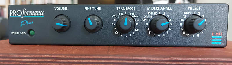 E-MU Systems PROformance Plus 9102 1990 - Black | Reverb