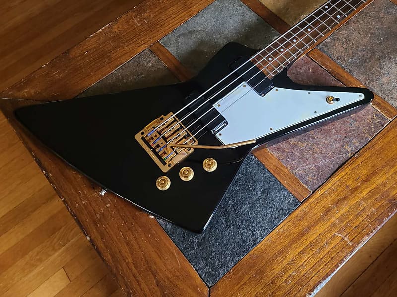 Epiphone Explorer bass w/Kahler tremolo and hard case 2009 - | Reverb