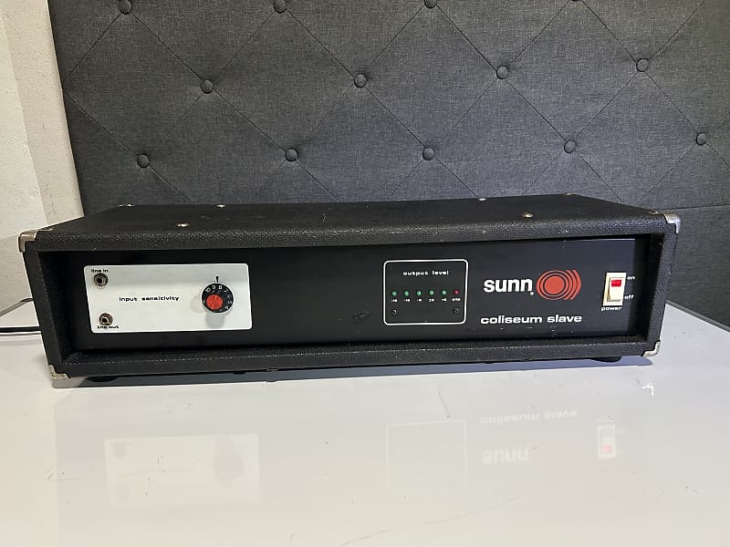 Sunn Coliseum 1970s - Black Red Knob | Reverb