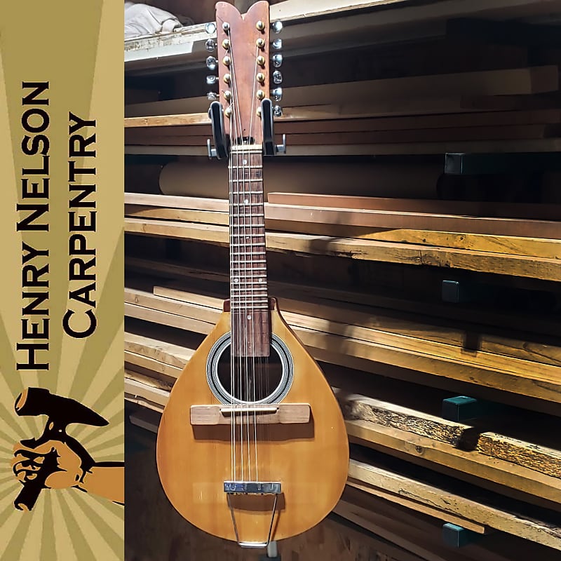 Hand-Made Spanish-Style 12-String Bandurria/Octave Guitar | Reverb