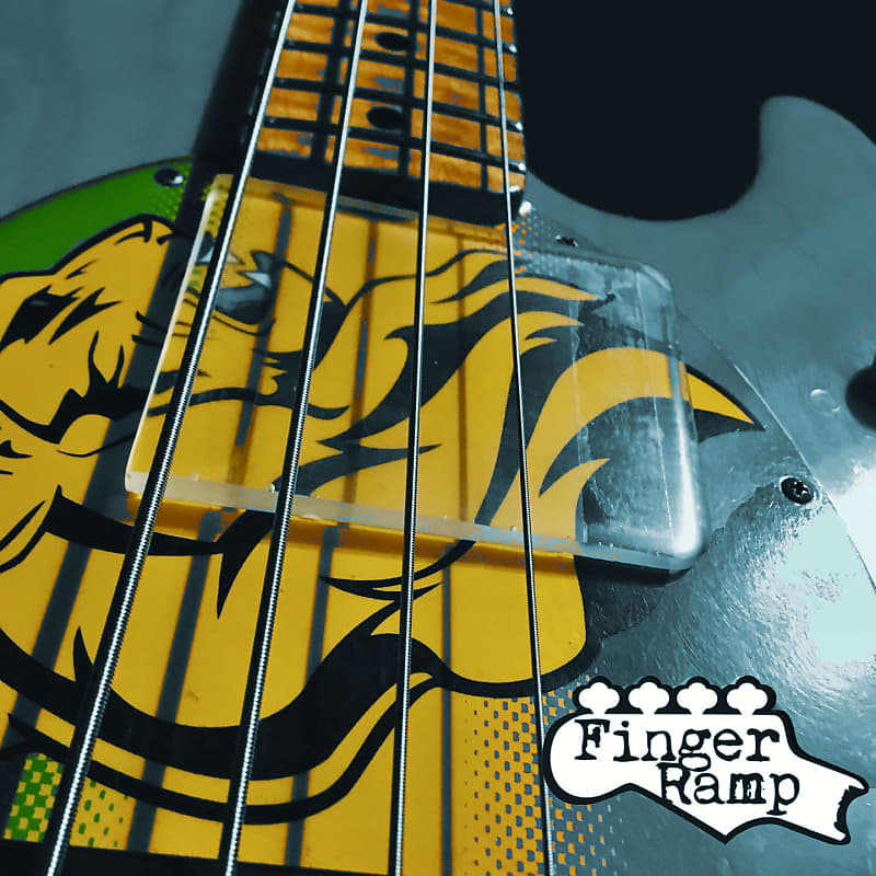 FINGER RAMP U Bass see-through Slap Ramp for Ernie Ball Music | Reverb