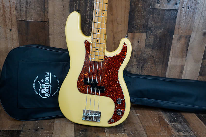 Schecter P Bass 1992 4 String Precision Style Vintage White | Reverb