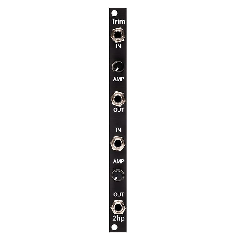 2hp Trim Black - Attenuator Modular Synthesizer | Reverb