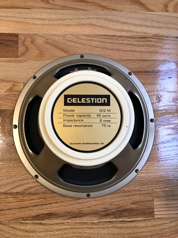 Celestion G12M-65 12" Classic Series Creamback 65W 8 Ohm | Reverb UK