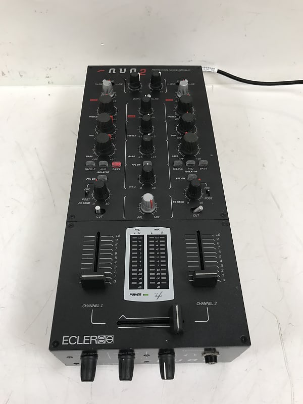Ecleree NUO2 2 Channel DJ Mixer | Reverb UK