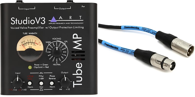 ART Tube MP Studio V3 Tube Microphone Preamp Bundle with Pro | Reverb