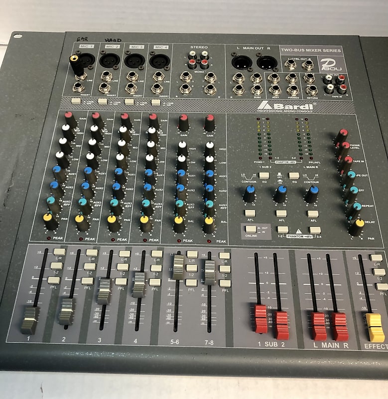 Bardl P80U 8 Channel Mixer | Reverb