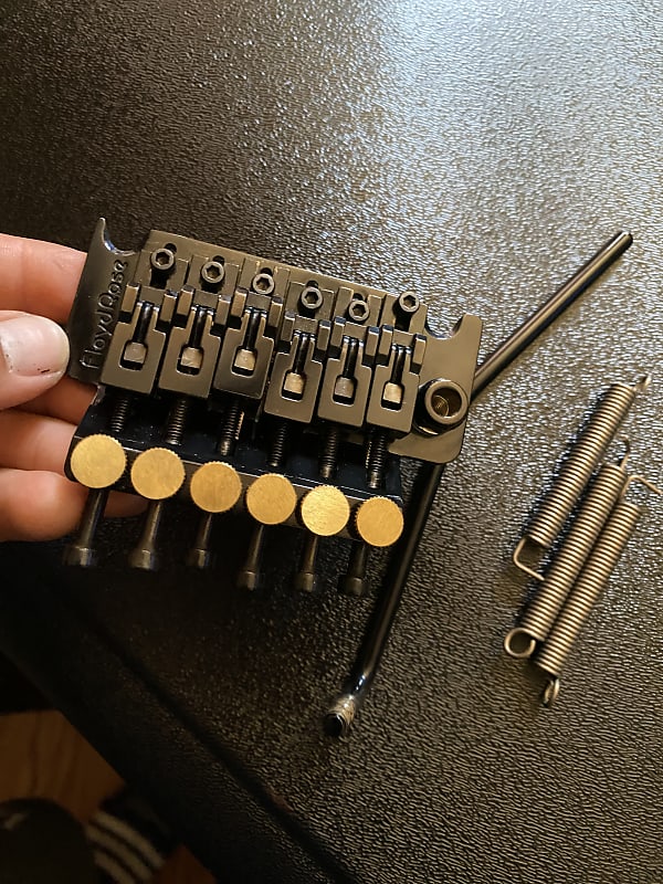 Floyd Rose 1984 - Black w/ 37mm brass block | Reverb