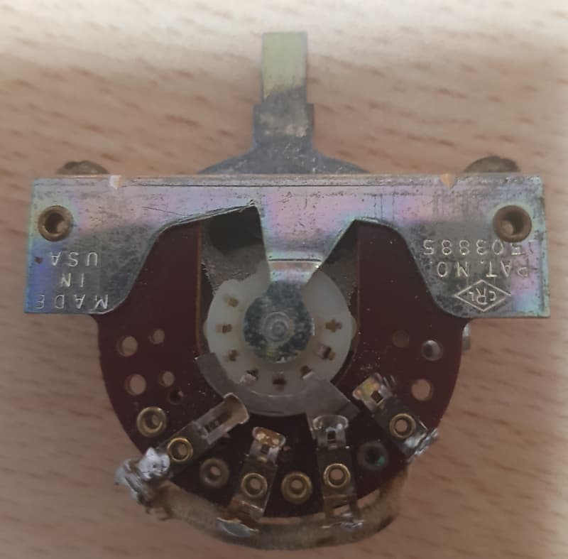 Fender Stratocaster 3-way Switch Correct from 1963 to 1976 | Reverb