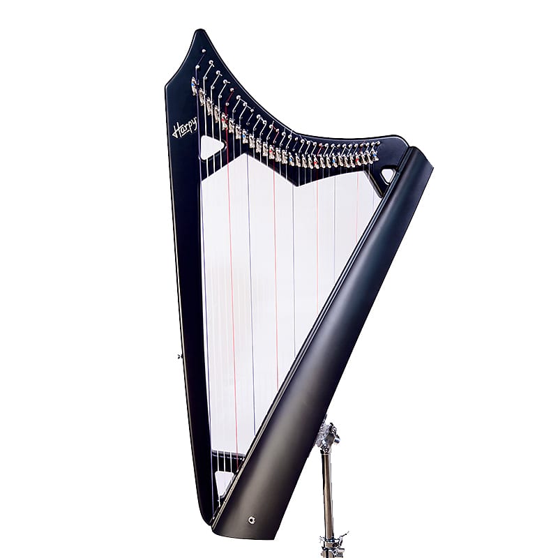 29 String Artemis Harpy with Levers - Electric-Acoustic Harp | Reverb