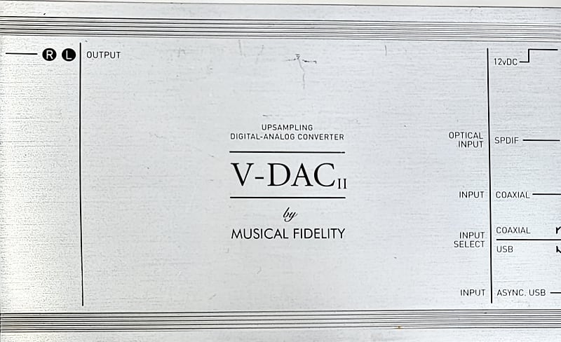 V-DAC II by Musical Fidelity | Upsampling DIGITAL ANALOG | Reverb UK
