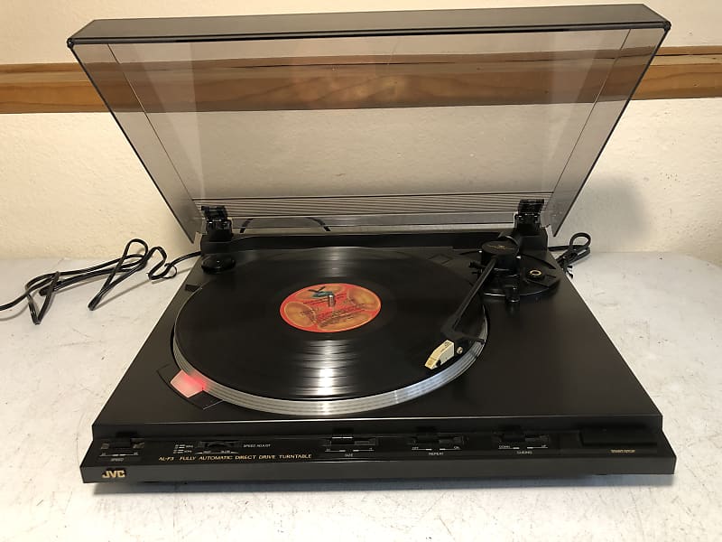 JVC AL-F3BKX Turntable Direct Drive HiFi Stereo Record Player | Reverb