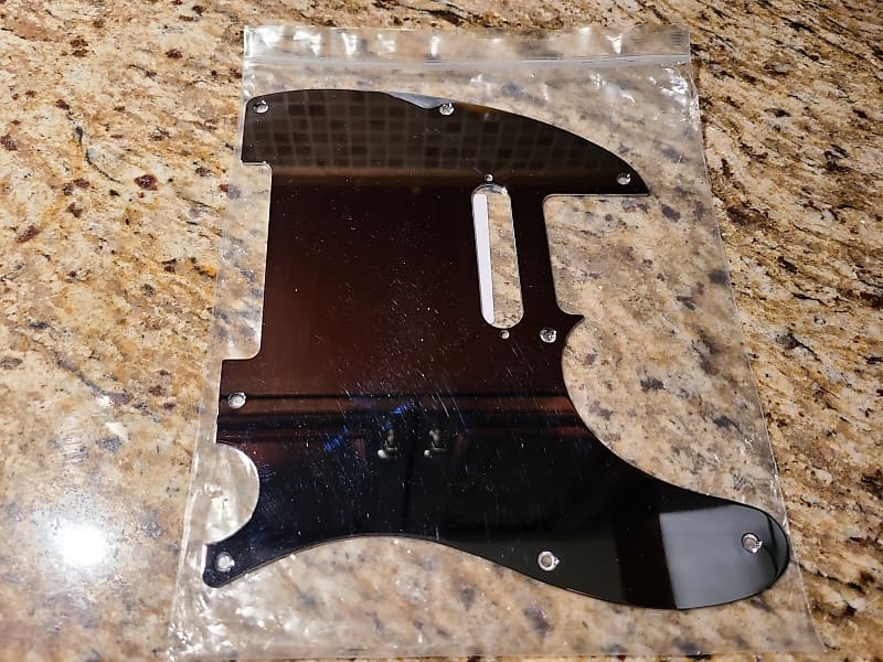 Unknown Telecaster Chrome Pickguard METAL | Reverb