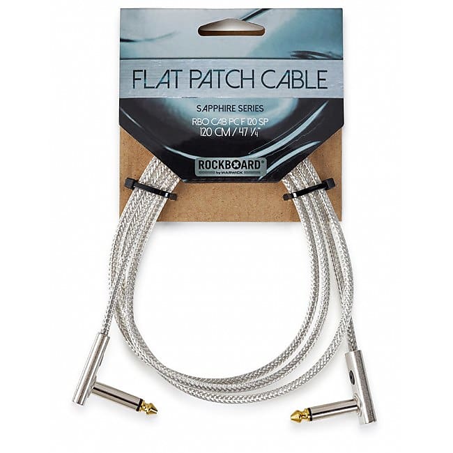 ROCKBOARD RBO CAB PC F 120 SP Saphhire Patchkabel WKl-WKl, | Reverb