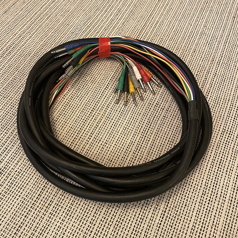 Hosa 22’ TS Unbalanced Snake Cable | Reverb