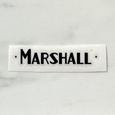 Marshall Block Logo Decal | Reverb