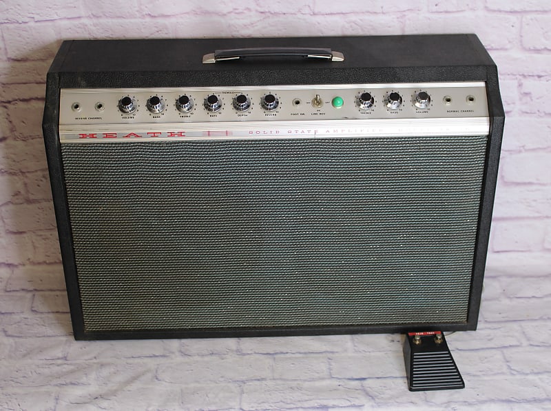 Vintage 1960's Heathkit TA-16 Guitar Amp w/ Reverb & Tremolo | Reverb