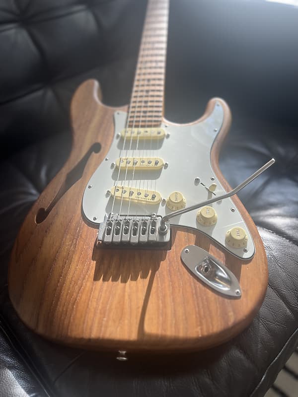 Partscaster Warmoth Strat Build 2018 - Natural | Reverb