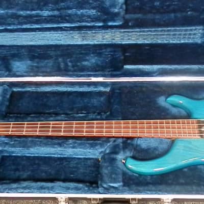 1999 Modulus VJ4 Electric 4-String Bass Guitar Black + Case | Reverb
