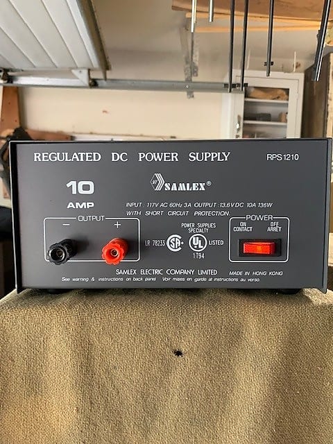 Samlex RPS-1210 Regulated DC Power Supply Black | Reverb