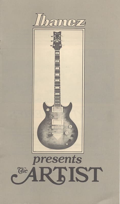 Ibanez- presents The Artist series brochure, 1976 | Reverb