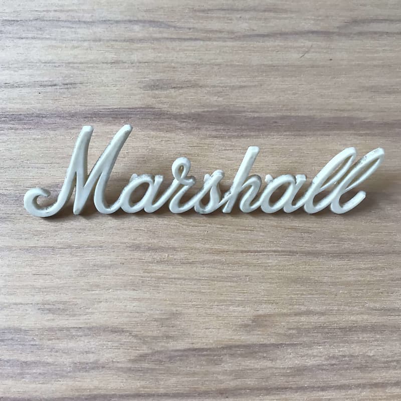 Vintage Marshall JMP 6” script logo 1969-75 superlead 1987 | Reverb