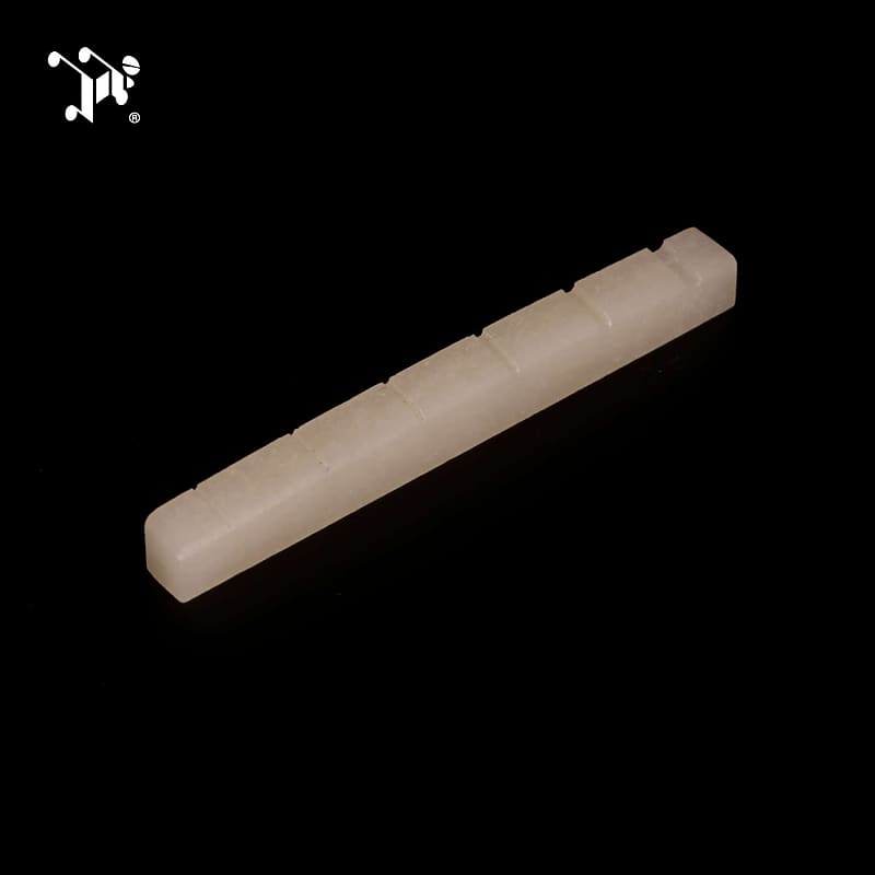 Tone Ninja Genuine Lubricated Bone Slotted Nut Flat bottomed | Reverb
