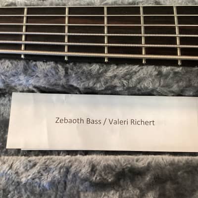 Valeri Richert Zebaoth 6 String Bass - Natural | Reverb