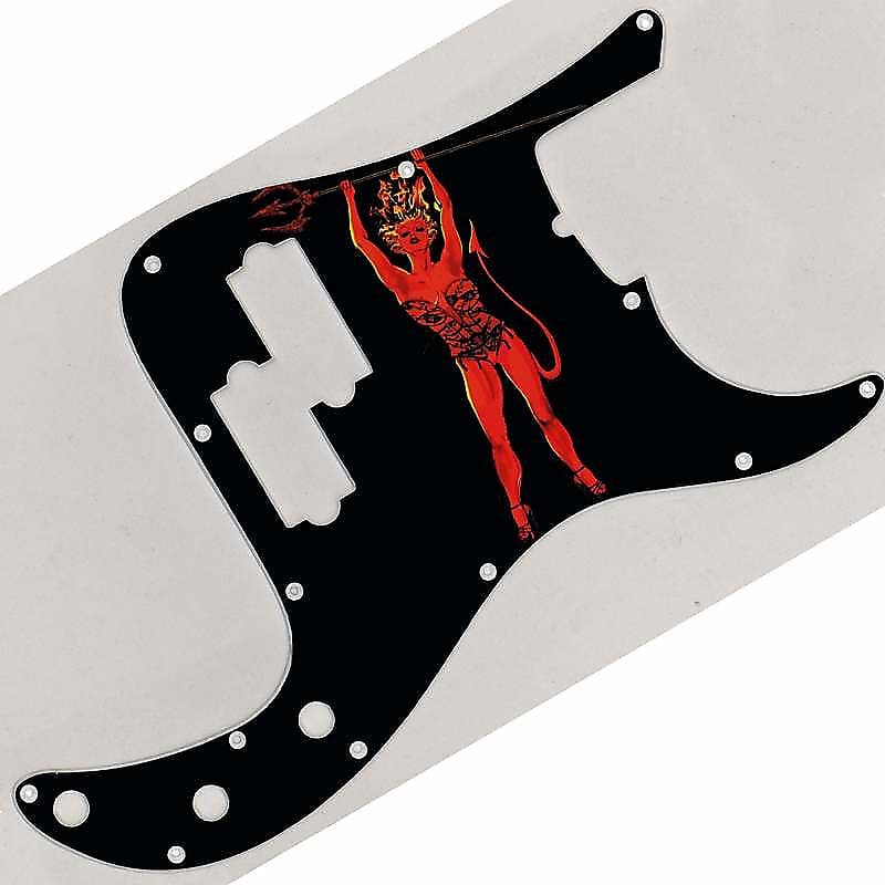 Graphical pickguard Fender Precision Bass (Pbass) Standard 13 | Reverb