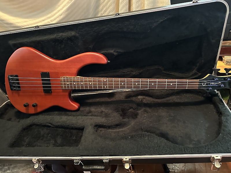 Dean Playmate Bass Guitar Natural Reverb