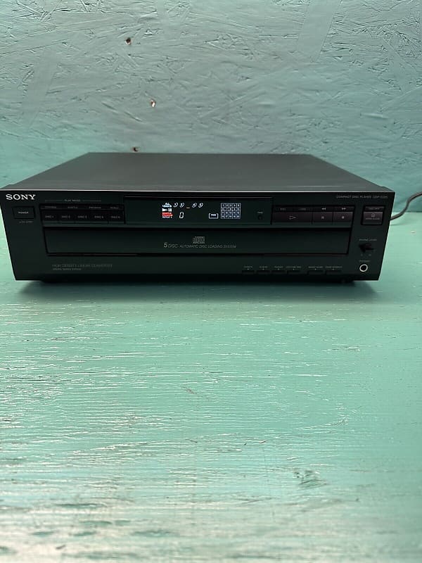 Vintage Sony CDP-C225 5 Disc Music CD Player Compact Disc | Reverb