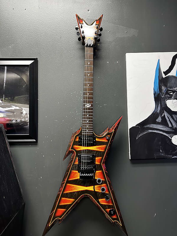 Dean Dime razorback - Bumblebee firefly | Reverb