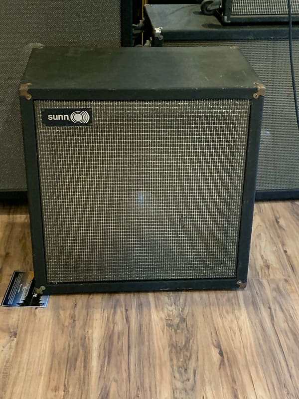 Sunn 1 x 15" cab 70's Black | Reverb
