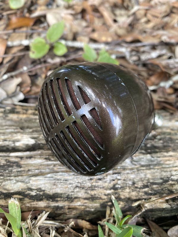 Vintage Late 1940's Shure Small Shell Brown Bullet | Reverb Australia