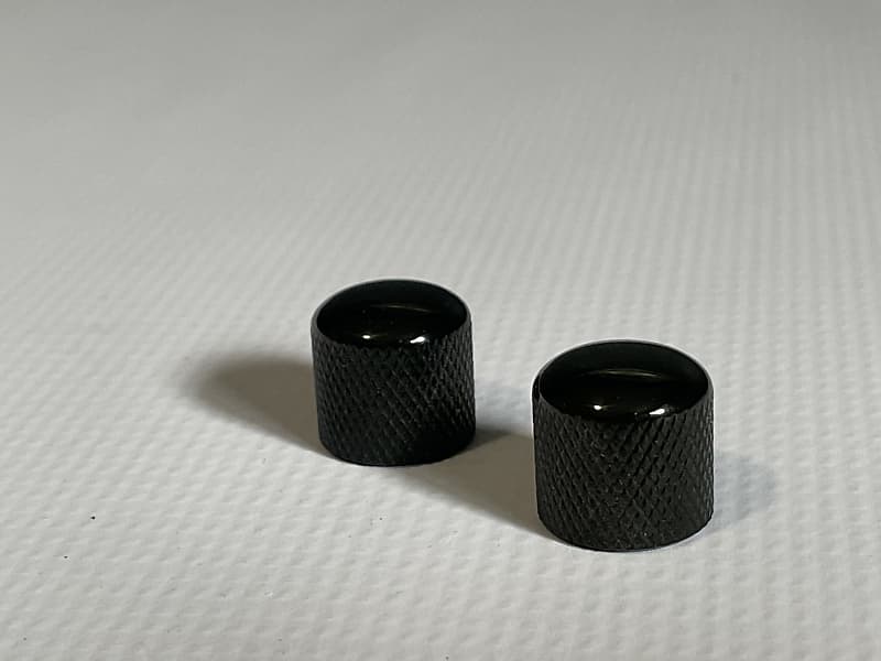 2000's Ibanez RG Series Guitar Black Dome Plastic Metal Knob | Reverb