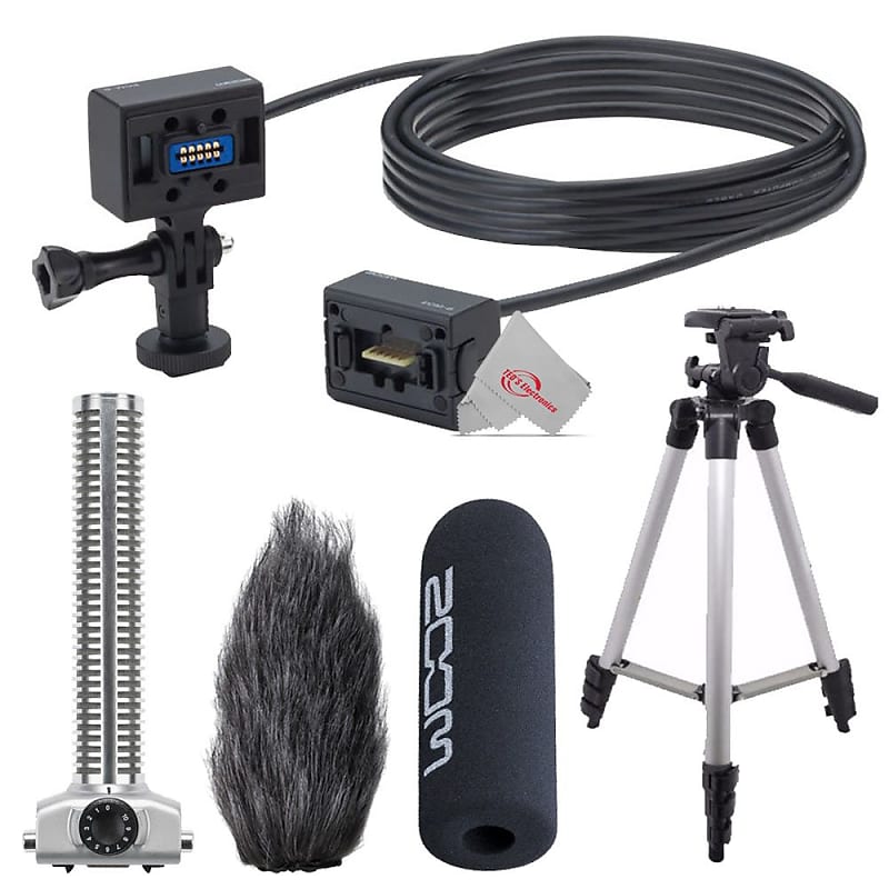 Zoom ECM-6 19.7' Extension Cable with Action Camera Mount + | Reverb