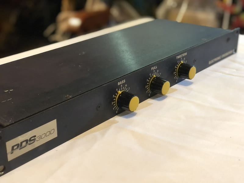 PDS 3000 3 WAY ELECTRONIC CROSSOVER (STEVE DASH) 90s - Black | Reverb