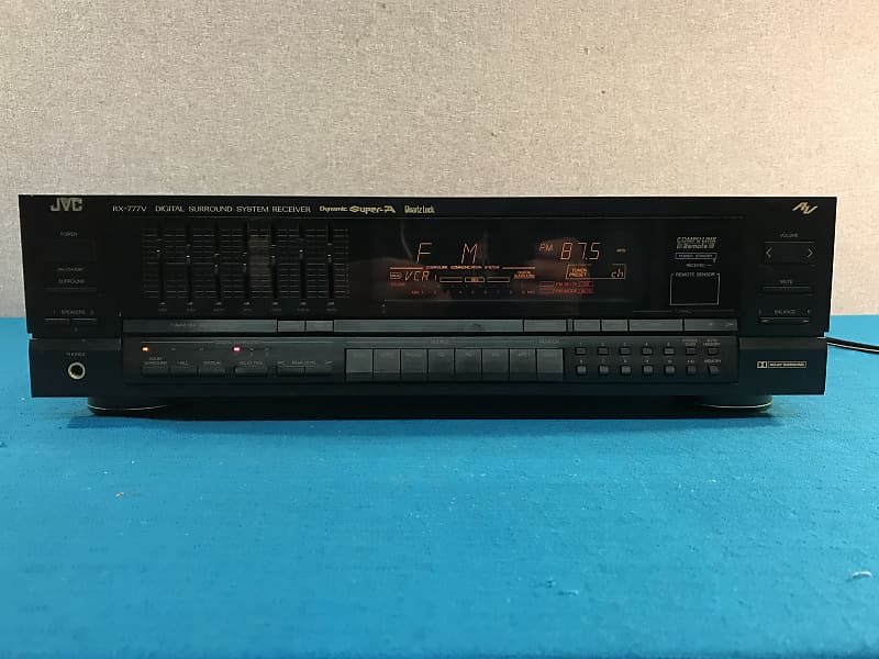 JVC Vintage RX-777V BK Computer Controlled Receiver Tested | Reverb