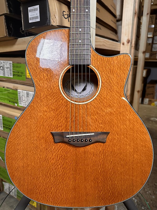 Dean AXS Exotic Cutaway A/E Lacewood #00843 | Reverb