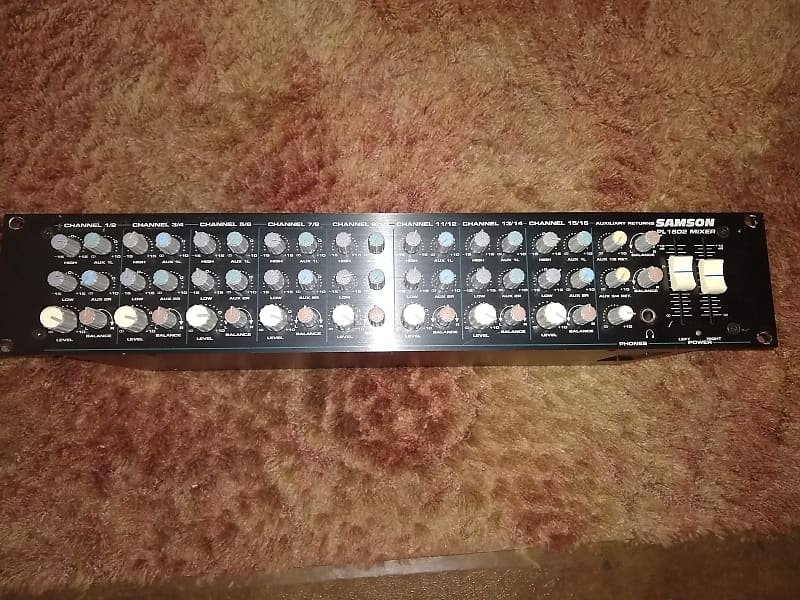 Samson PL1602 16 Channel Rack Mixer | Reverb