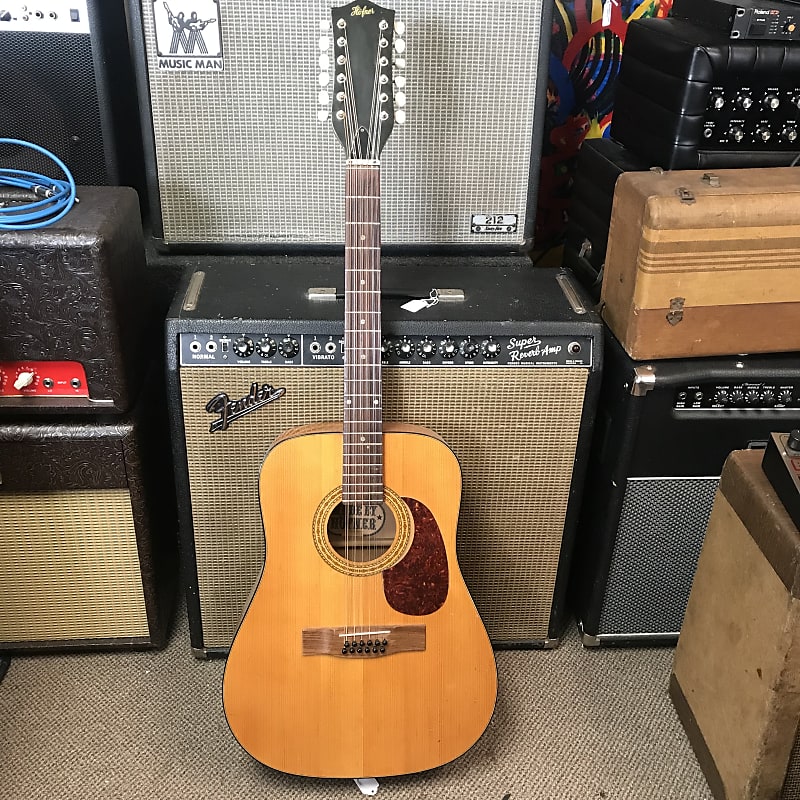 Hofner 12 String Acoustic Guitar Natural | Reverb