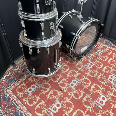 Ludwig 80's - Black Cortex drum set / shell pack | Reverb