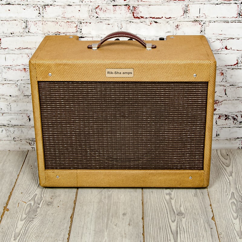 Rik-Sha Amps - Tweed Deluxe 5E3 Circuit Tube Guitar Combo | Reverb
