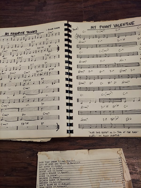 Vintage Fake Book Sheetmusic | Reverb